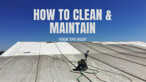 How to Clean & Maintain Your TPO Roof - C-Port | Clearline Technologies